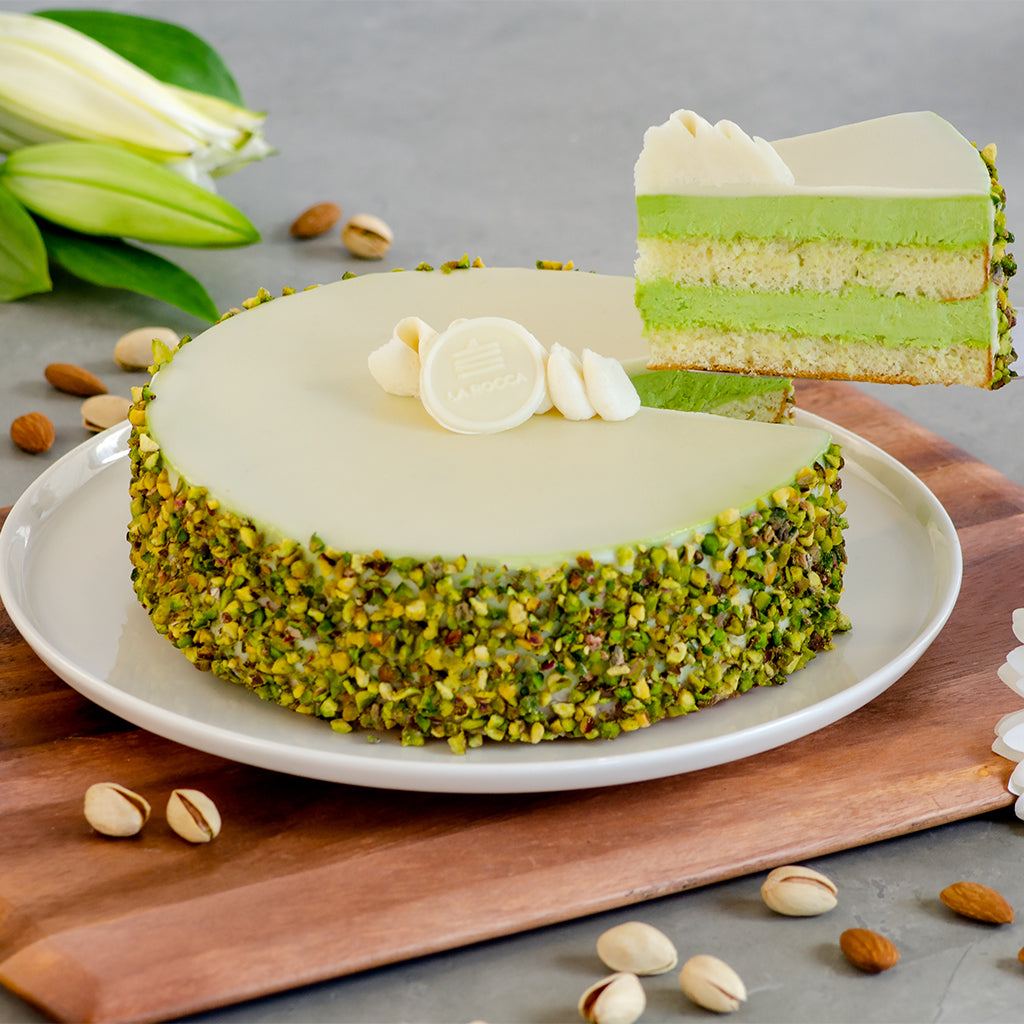 Pistachio Almond Cake – La Rocca Cakes